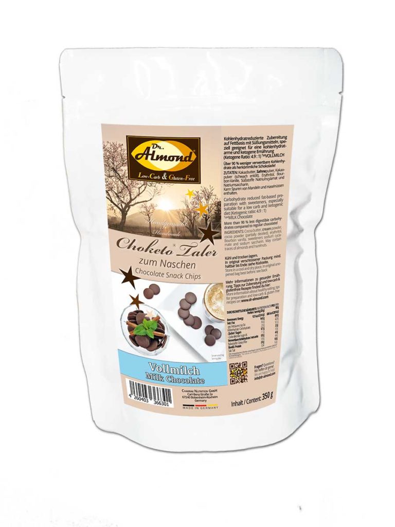 CHOKETO Taler Chocolate Snack Chips MILK CHOCOLATE | low carb keto ...